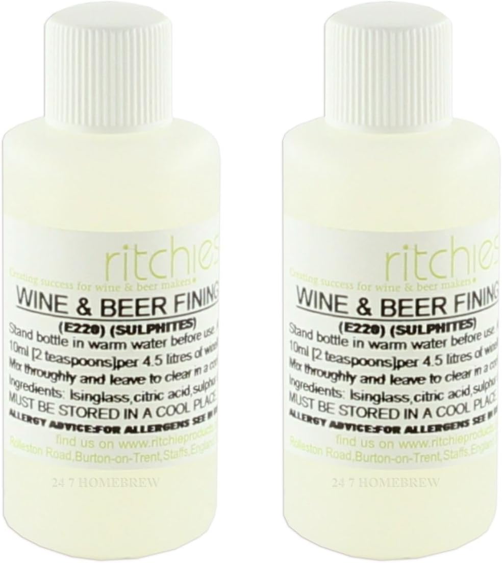 Amazon.com: 2x Ritchies Beer and Wine Finings 114ml: Home & Kitchen