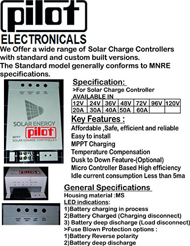 pilot electronics solar charge controller : Amazon.in