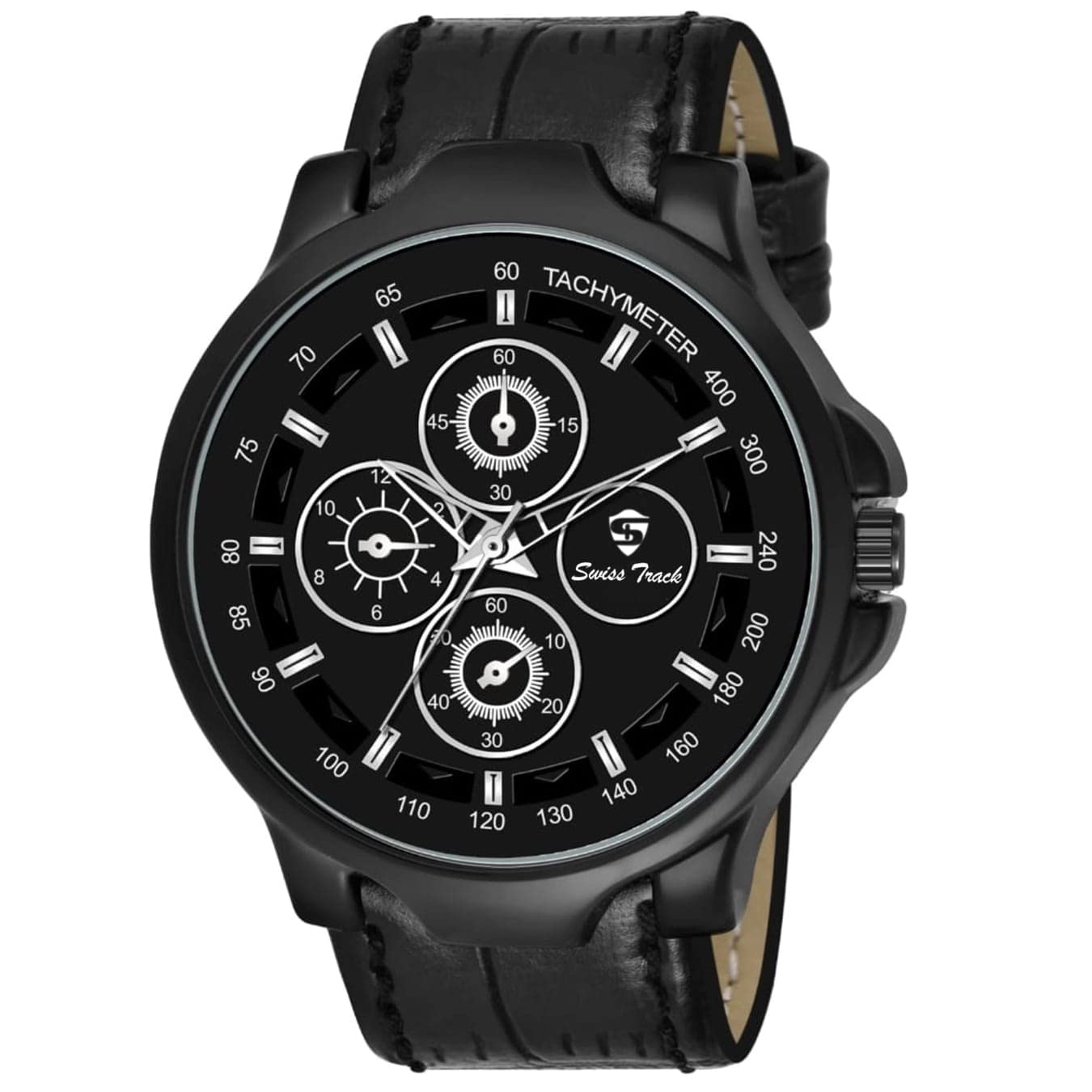 Buy swiss track Analog Black Dial Men's Watch (Model_ST_79) Pack of 1 ...