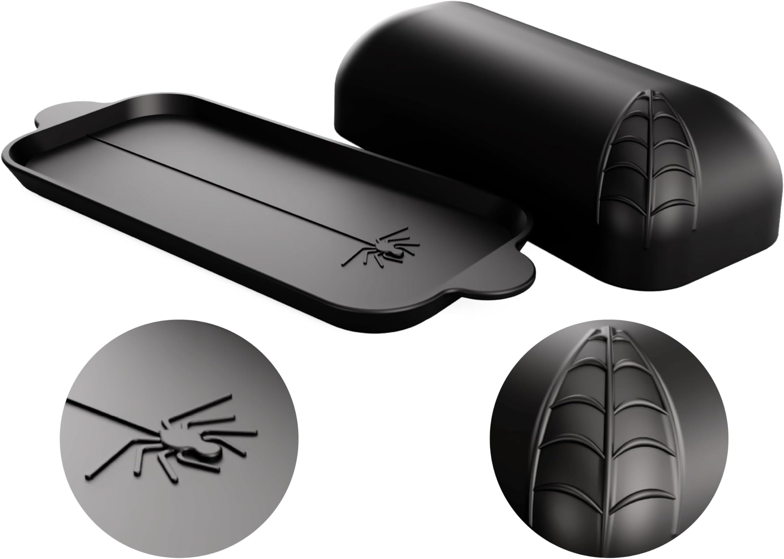Amazon.com | Coffin Butter Dish With Lid - Black Gothic Skull Shape Set ...