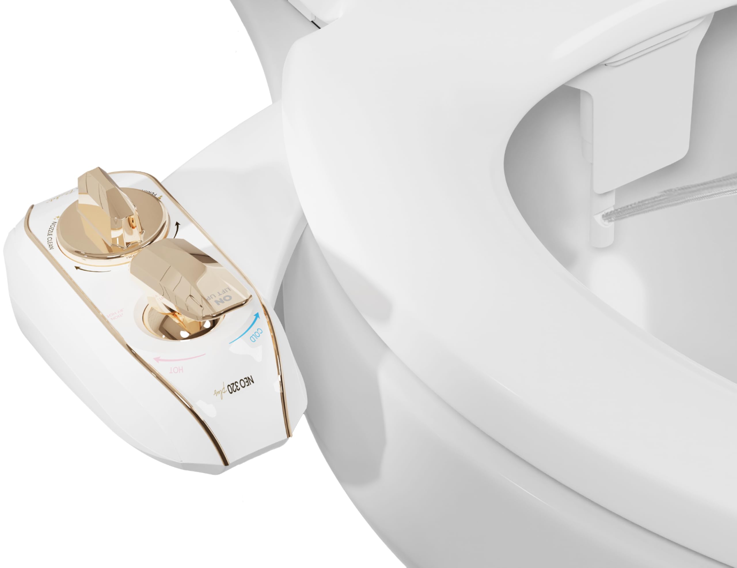 LUXE Bidet NEO 320 Plus - Patented Bidet Attachment for Toilet Seat ...