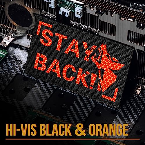 Snapklik.com : OneTigris Stay Back Reflective Dog Patches