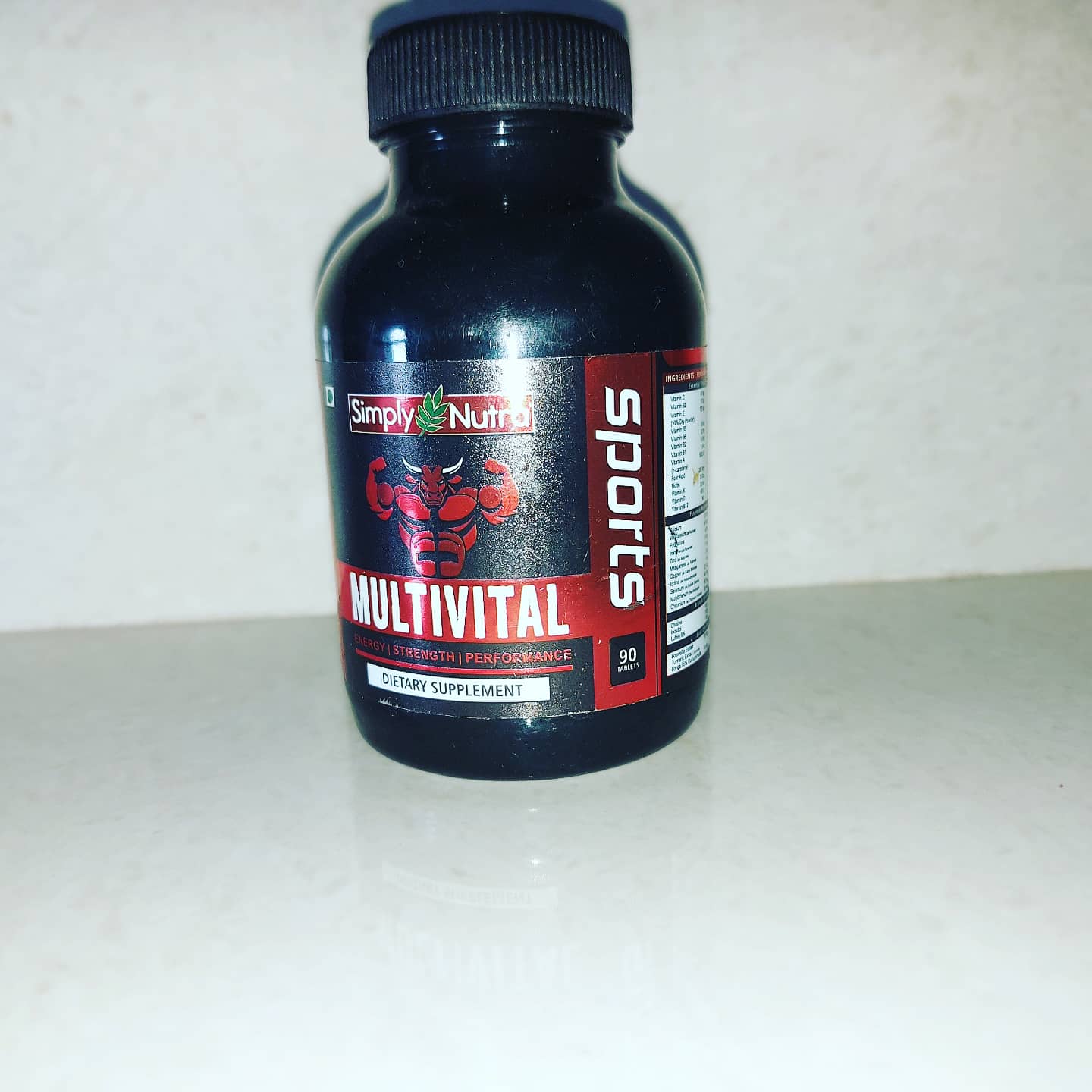 Simply Nutra Multivital MultiVitamin Sports with 60+ Nutrients - 90 ...