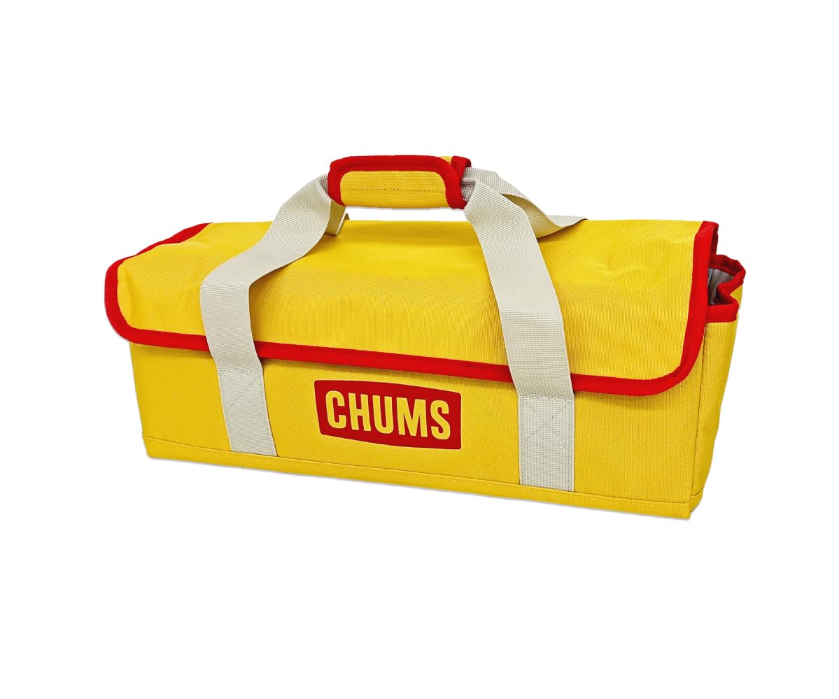 Amazon.co.jp: (チャムス)CHUMS ロゴ ツールケース 収納 キャンプ アウトドア CH60-3769(Y001／イエロー ...