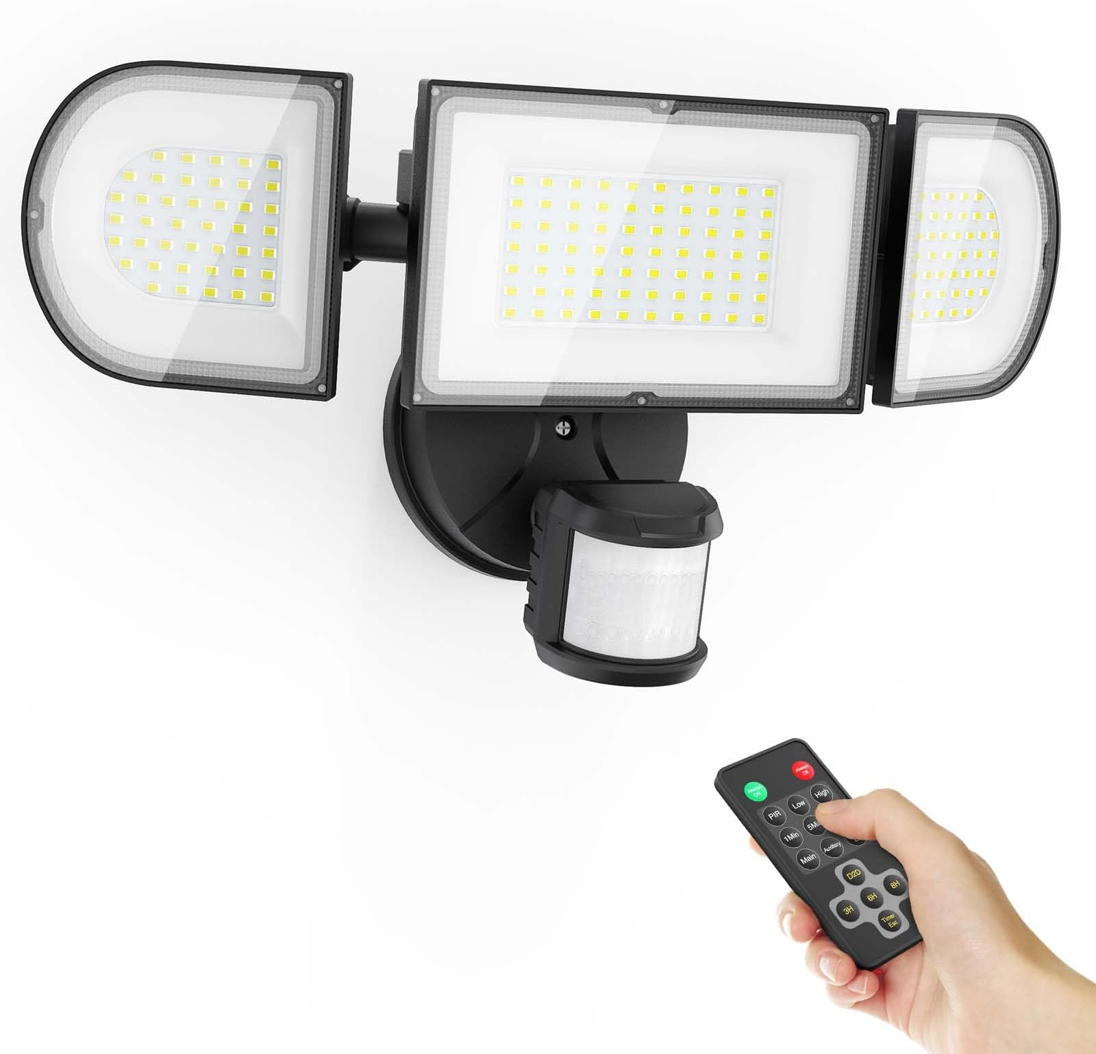 iMaihom 100W Motion Sensor Flood Light & 100W LED Security Lights ...