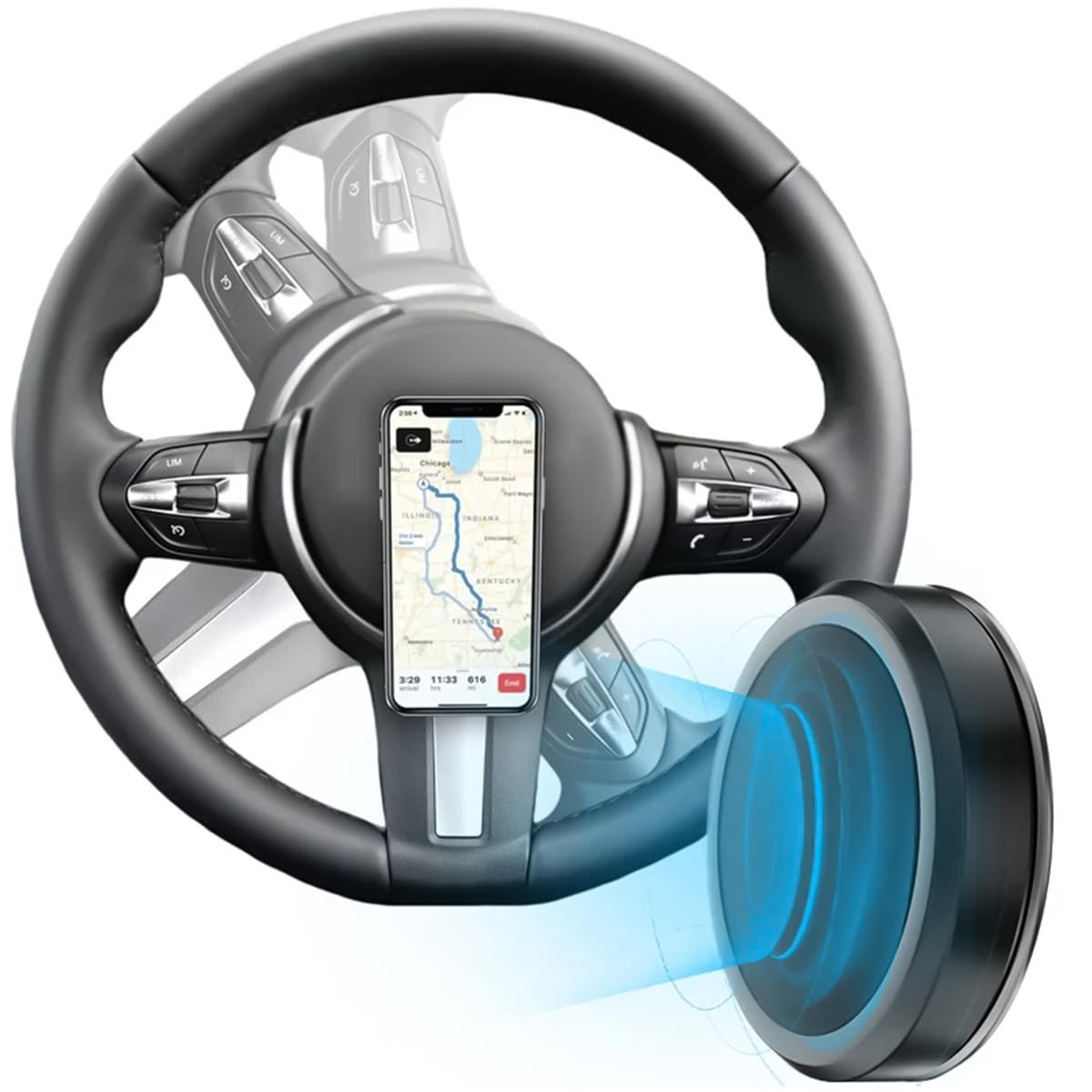 STHIRA® Magnetic Mobile Holder for Car Mag-safe Car mount for Secure ...