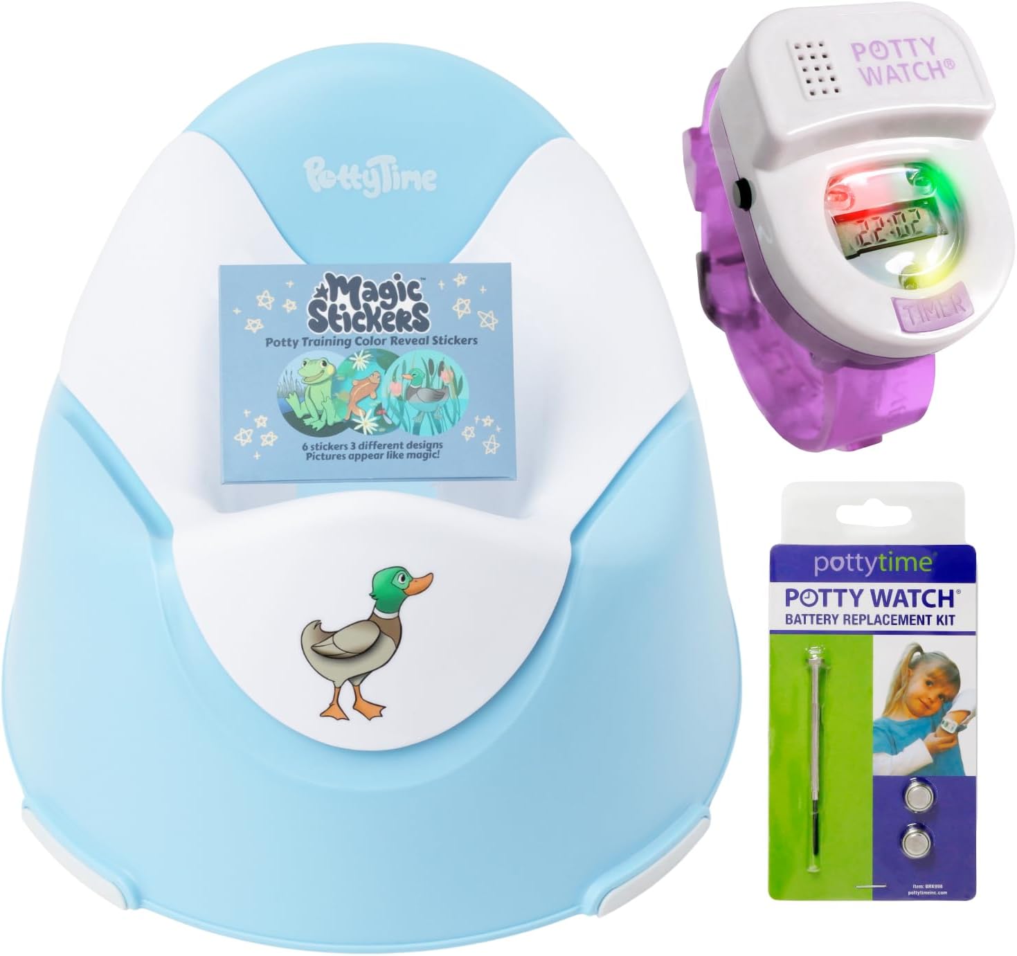 Amazon.com: POTTY TIME New | Potty Training Seat by Potty Watch ...