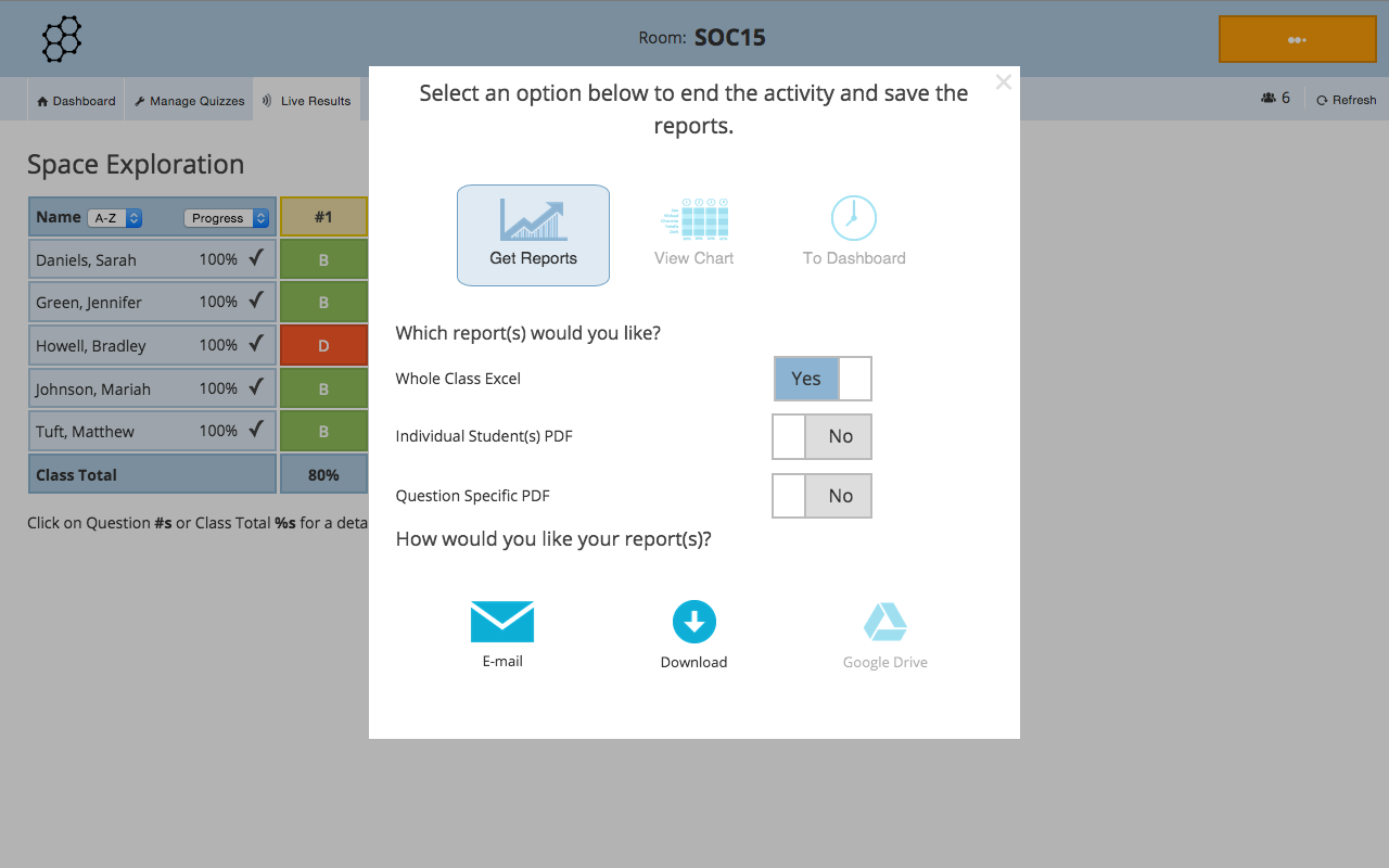 Socrative Teacher - App on Amazon Appstore