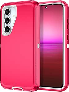 Amazon.com: I-HONVA for Samsung Galaxy S24 FE 5G Case Shockproof Dust/Drop Proof 3-Layer Full ...