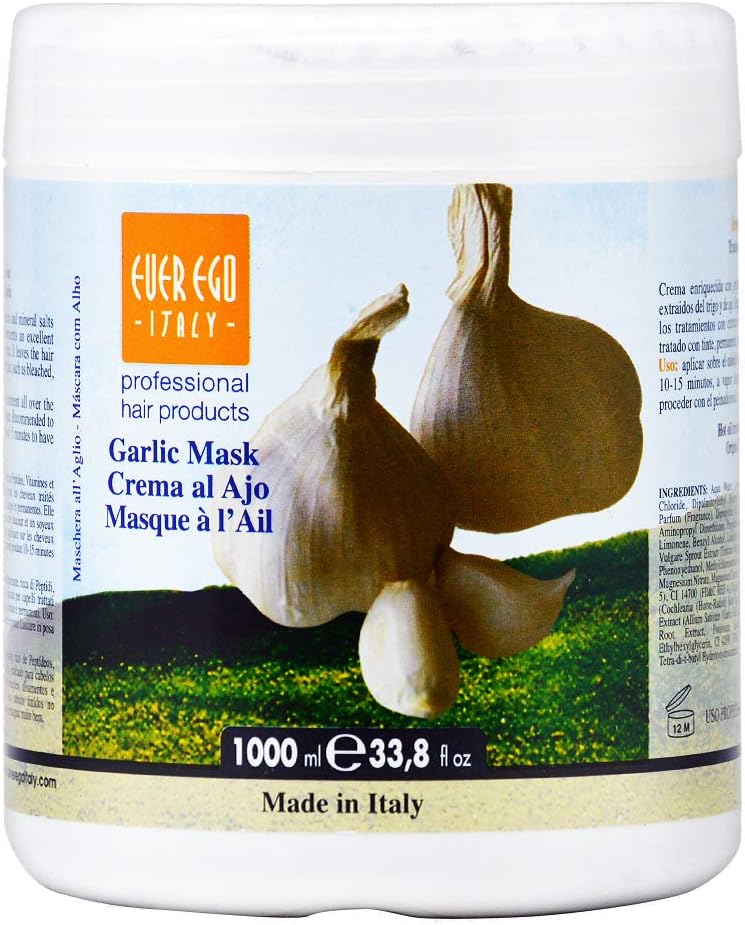 Amazon.com: Ever Ego Italy Garlic Mask For Damaged, Bleached or Colored ...