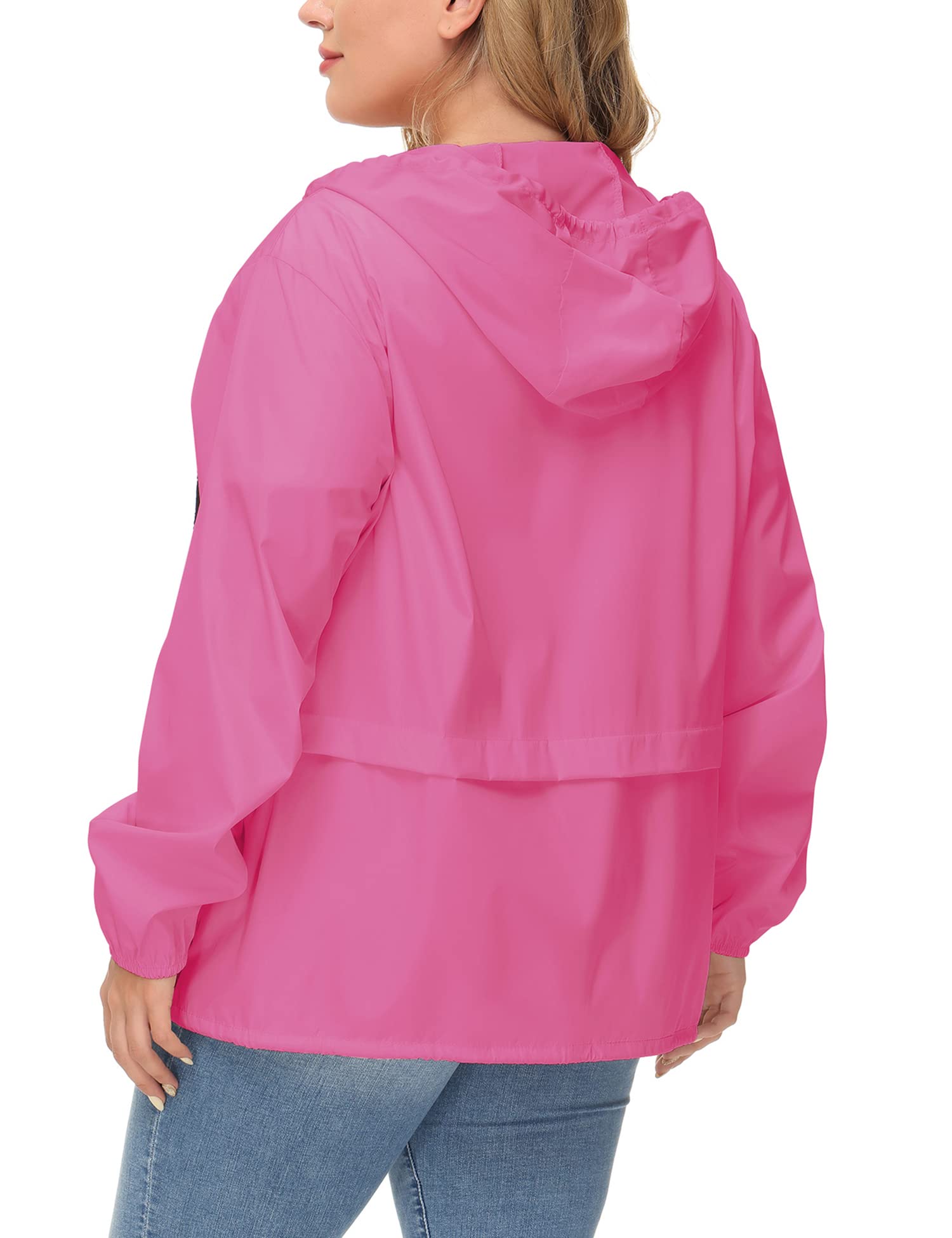 Snapklik.com : Avoogue Plus Lightweight Raincoat Womens Waterproof ...