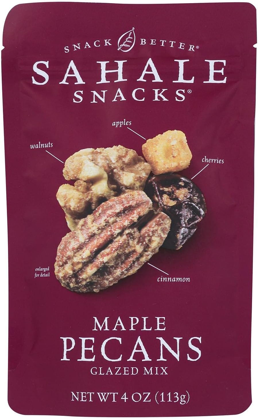 Amazon.com : Sahale Snacks Maple Pecans Glazed Mix 4 Ounce (Pack of 6 ...