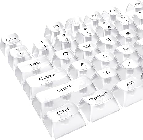 Amazon.com: KXRORS Clear Keycaps, 156 Keys Polycabonate OSA Profile ...