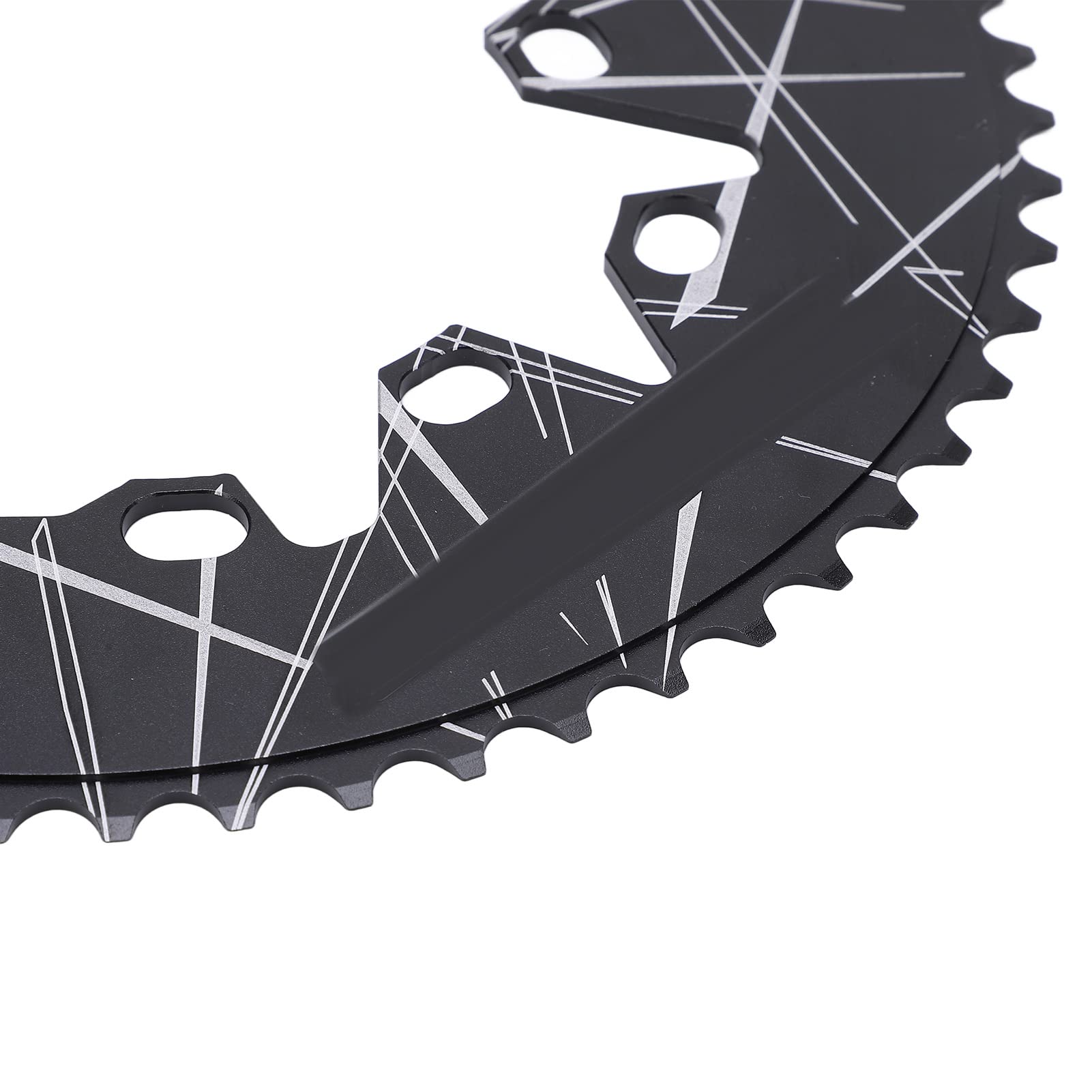 Dilwe Bicycle Oval Chainring, 110/130mm BCD Oval Chainring 54T Narrow ...