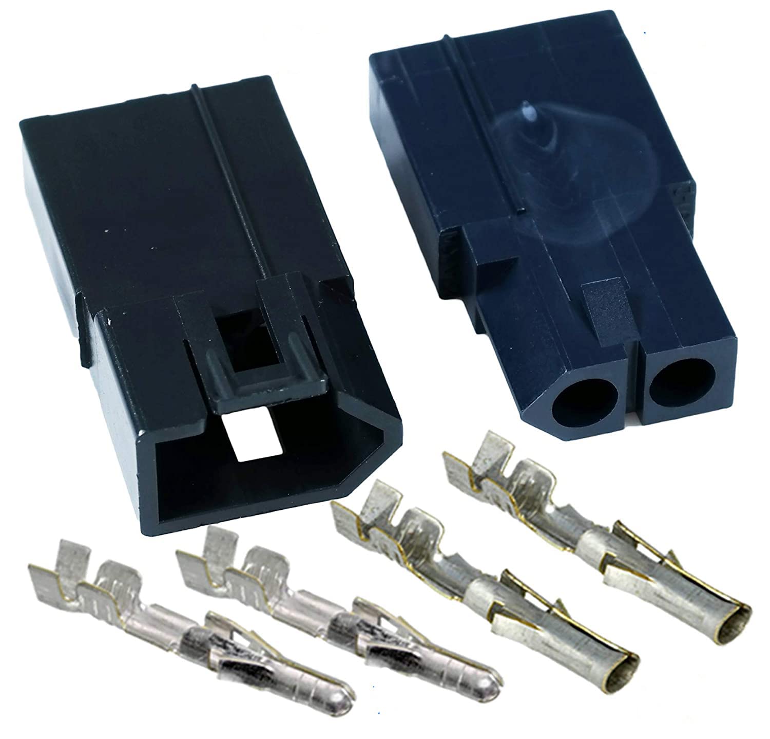 Amazon.com: Molex (2-Pin) Positive Lock Connector w/14-20 AWG .093 ...