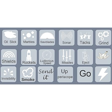 Amazon.com - wootile Car Decal Switch Labels Sticker 3/4 Inch Novelty ...