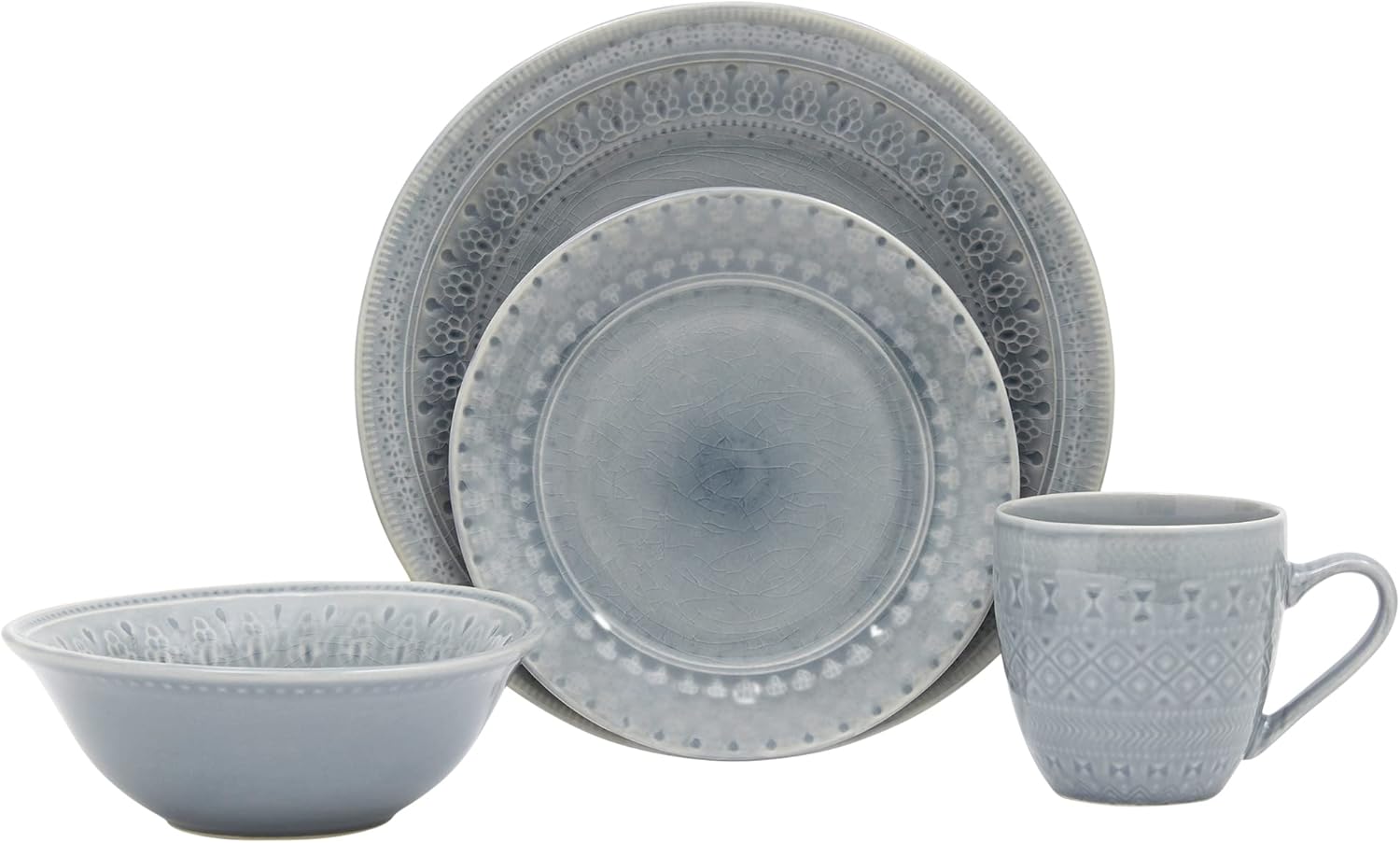 Amazon.com | Baum-Essex - Dinnerware Sets, 16 Piece Dish Set for 4 ...