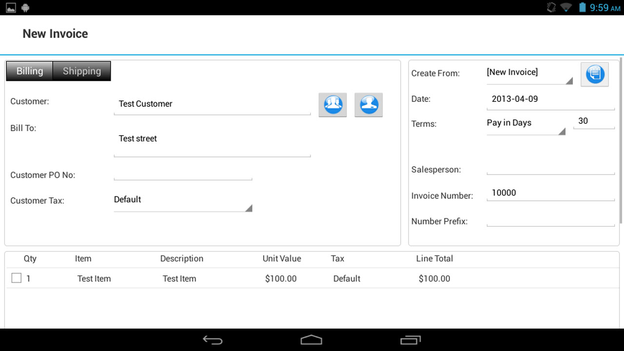Express Invoice Invoicing Free - App on Amazon Appstore
