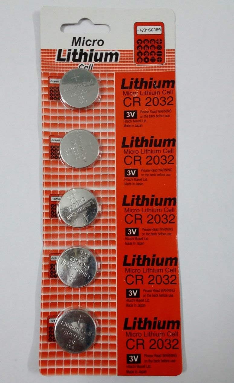 Buy Servidu Micro Lithium Cell CR2032 Coin Battery 3v Computer ...