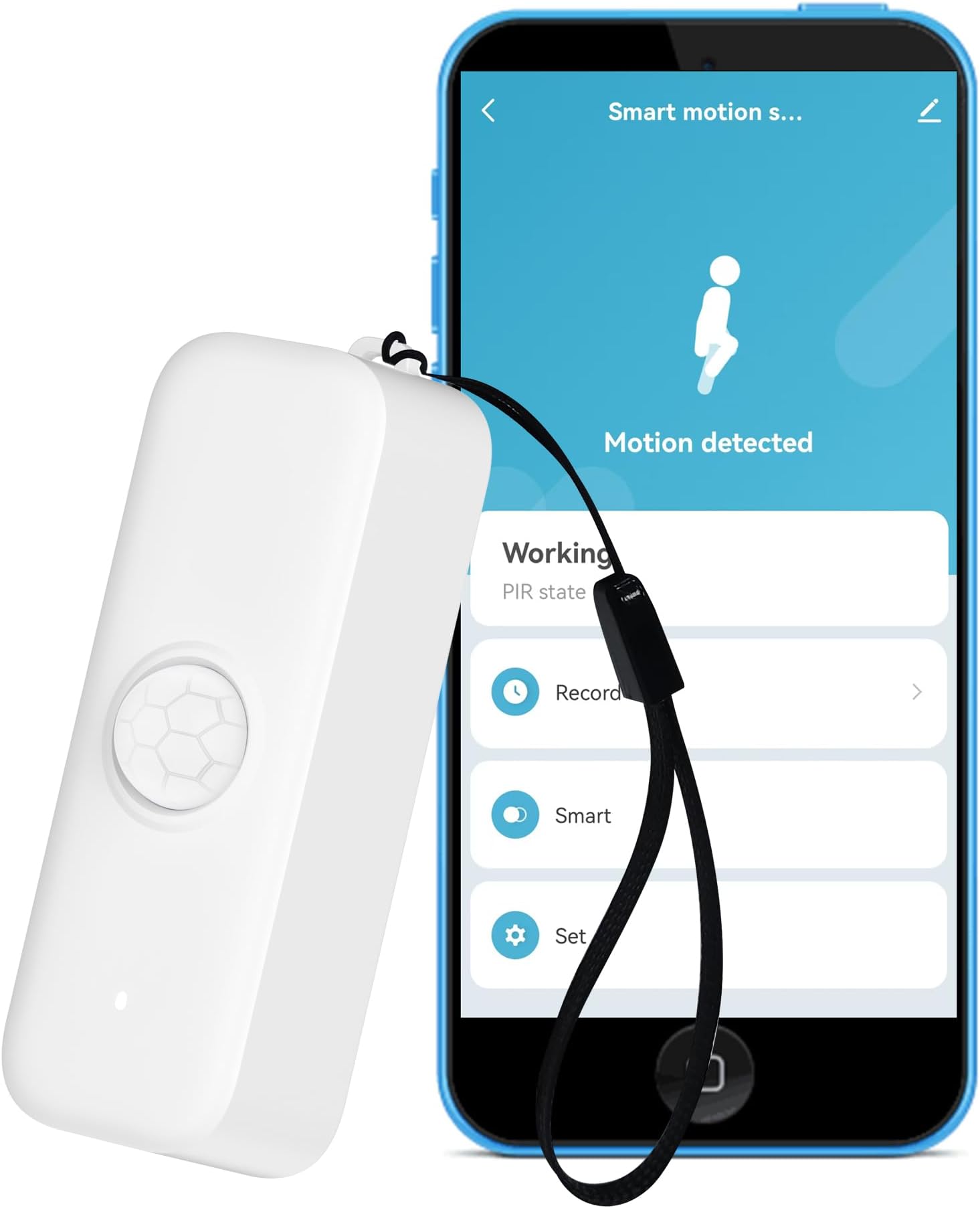 Amazon.com: WiFi Wireless Motion Sensor: Smart PIR Motion Detector with ...