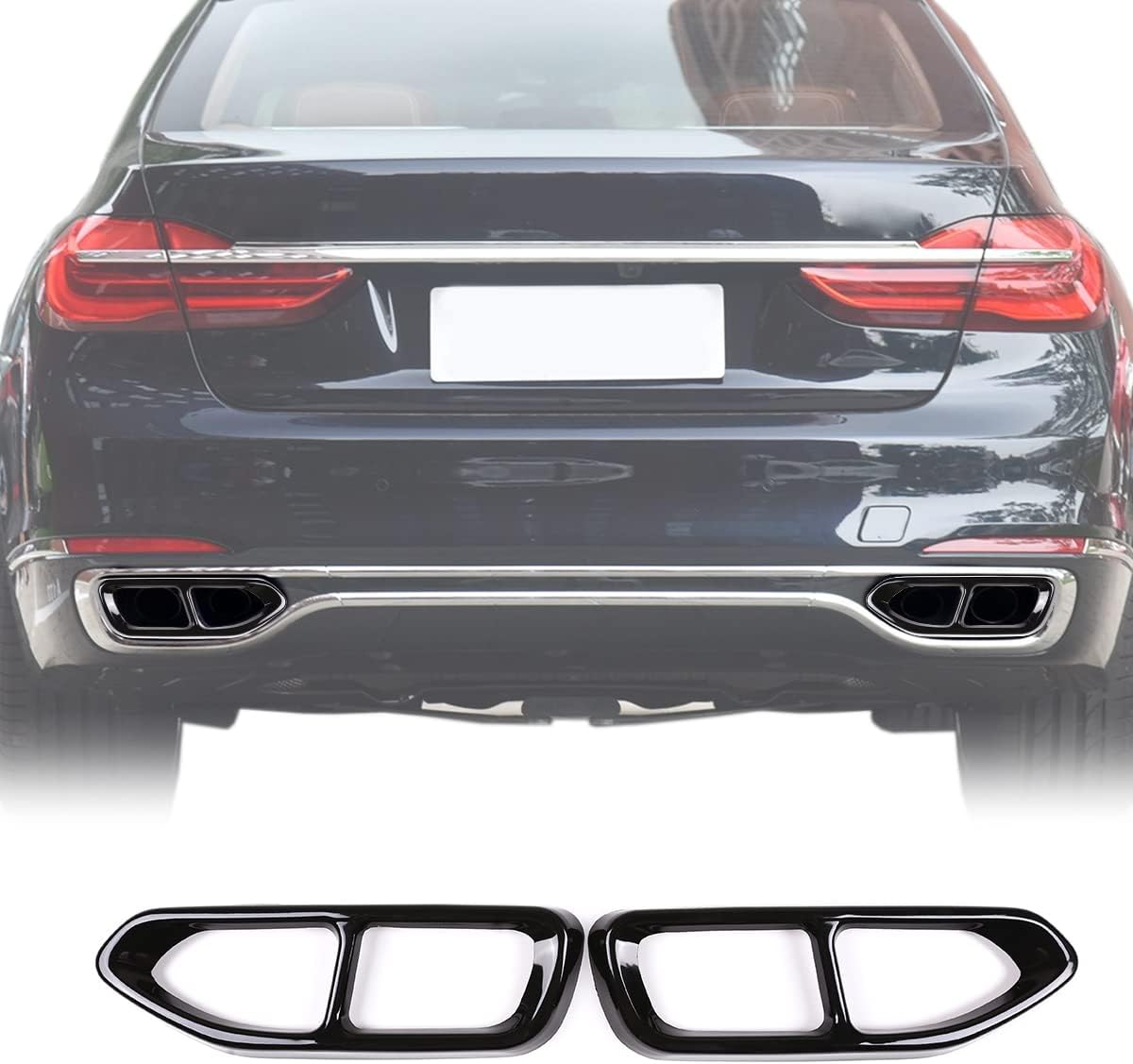 Amazon.com: YIWANG 304 Stainless Steel Pipe Throat Exhaust Outputs Tail ...