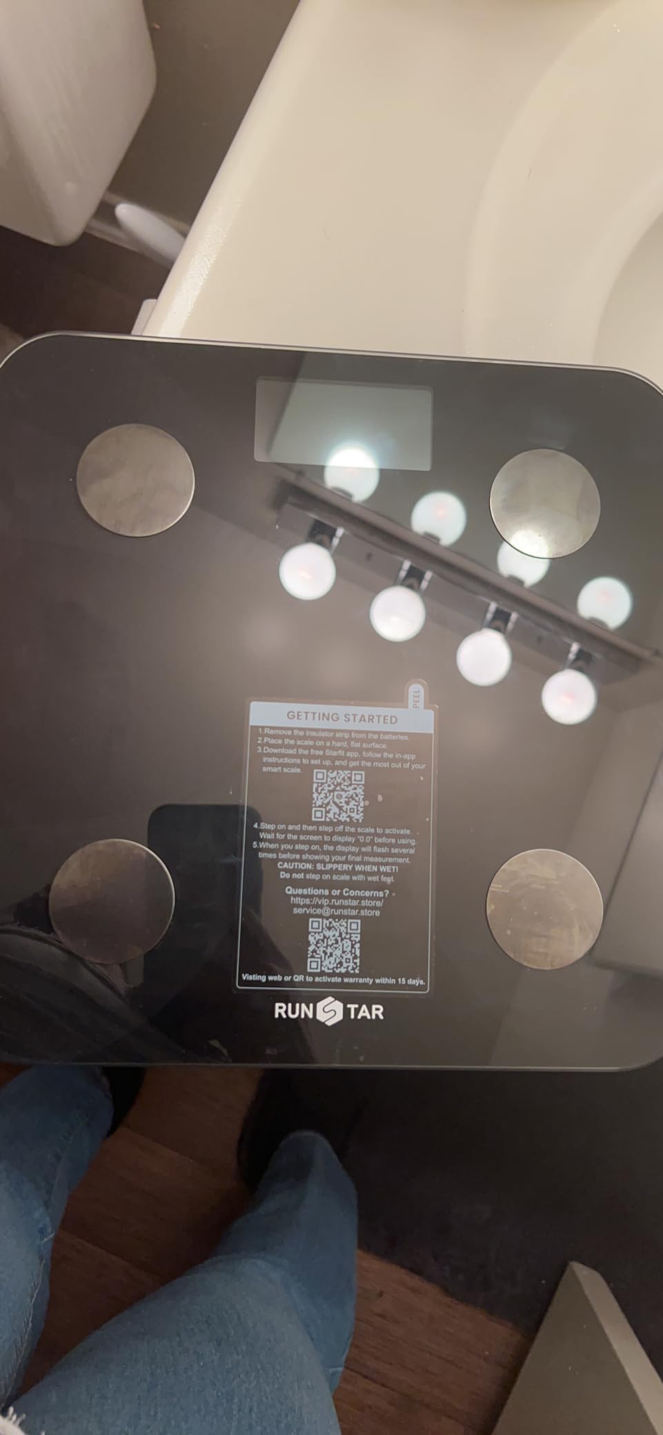 Amazon.com: Smart Scale for Body Weight and Fat Percentage, RunSTAR ...