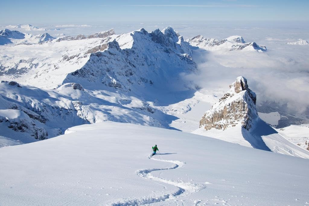 Amazon.com: Backcountry Skiing Poster Ski Posters Off Piste Powder Snow ...