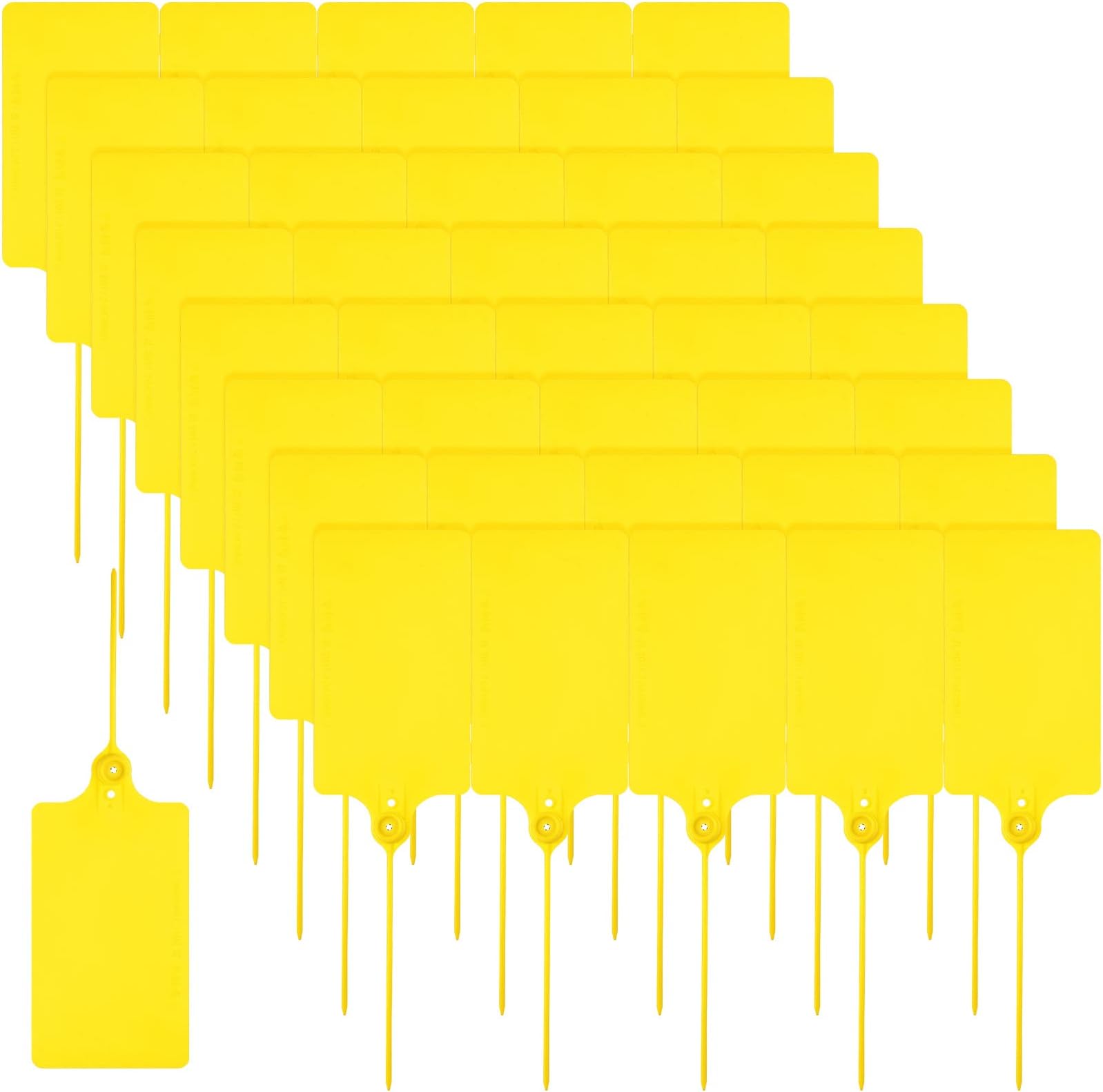 Amazon.com : 300 Pieces Plastic Tags Blank 2.3" x 10" Waterproof ...