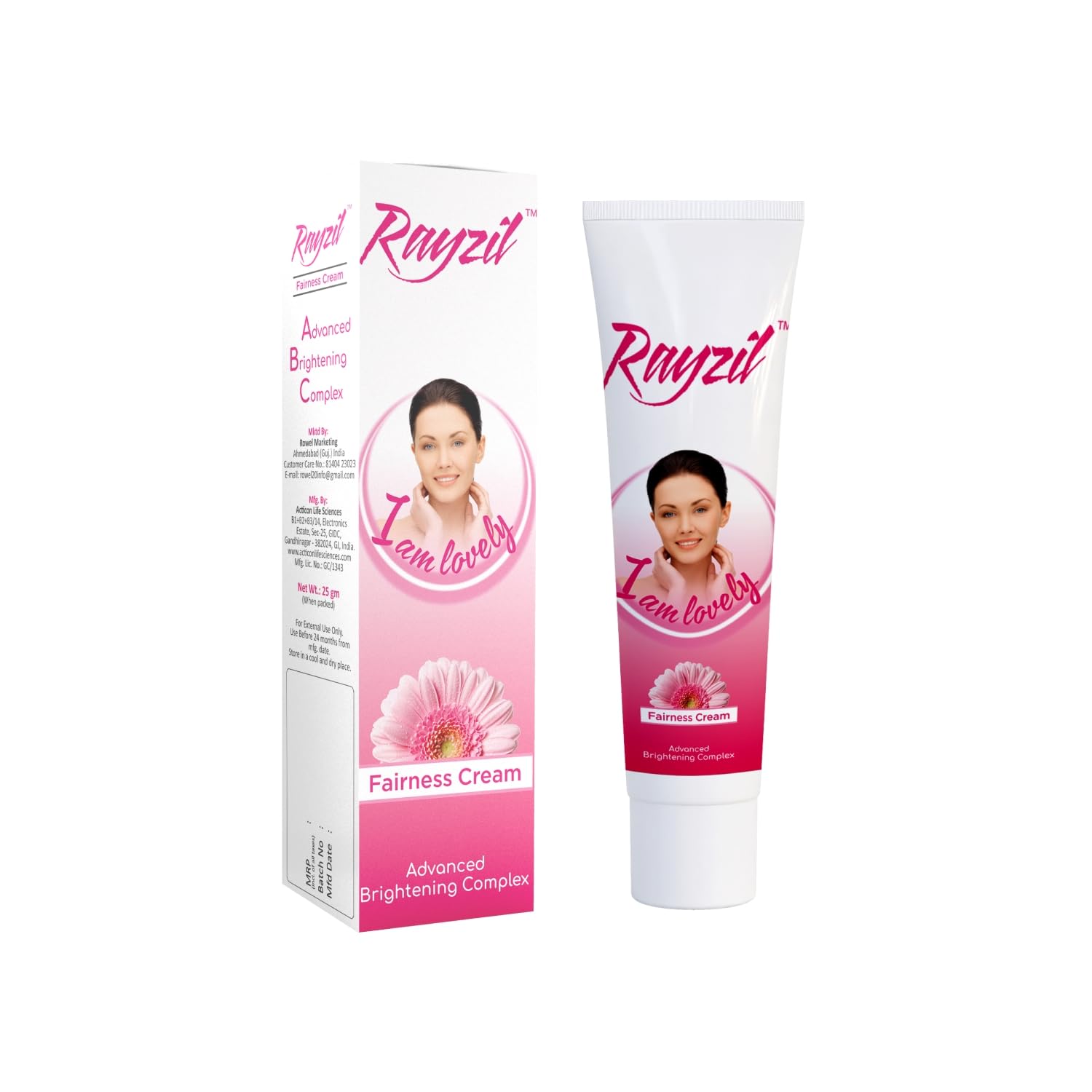 Rayzil I Am Lovely Fairness Cream with Advanced Brightening Complex ...