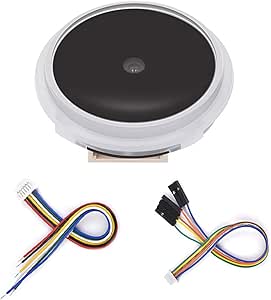 Round 2D Codes Scanner Module with LED Barcode/QR Code Reader ...