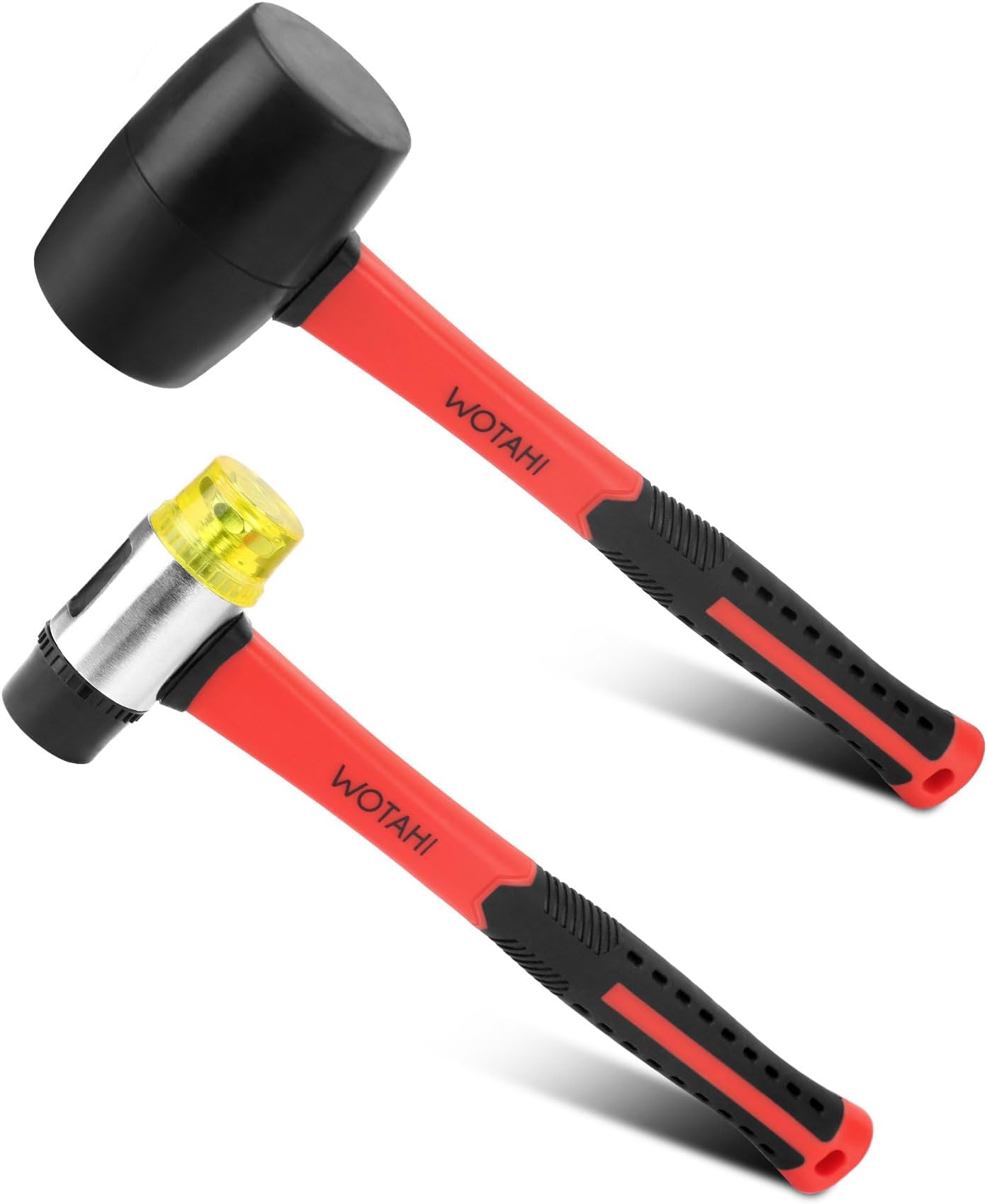 Soft Mallet，HKOO Double-Faced Soft Mallet with Rubber and Hard Plastic ...