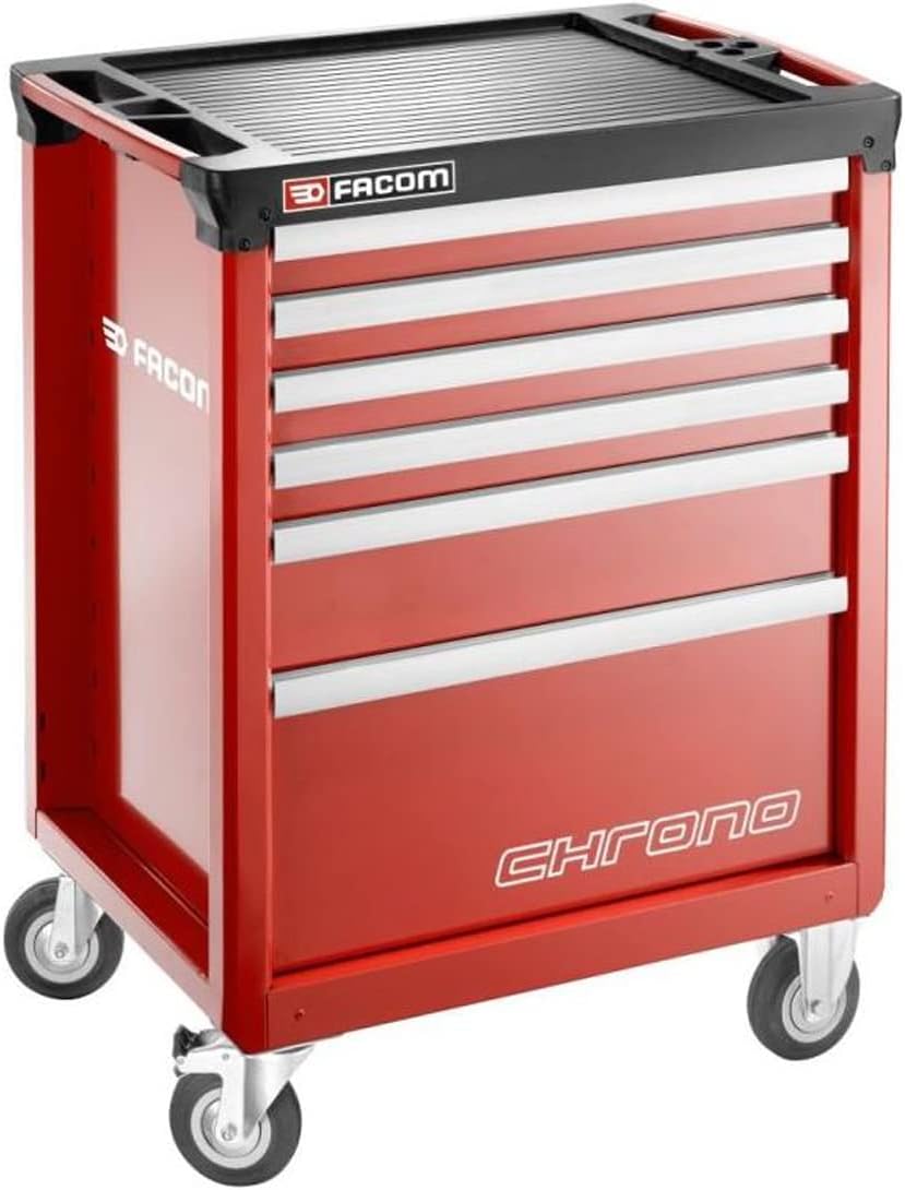 FACOM CHRONO.6M3A Chrono M3 Servante 6 Tiroirs, Rouge : Amazon.fr ...
