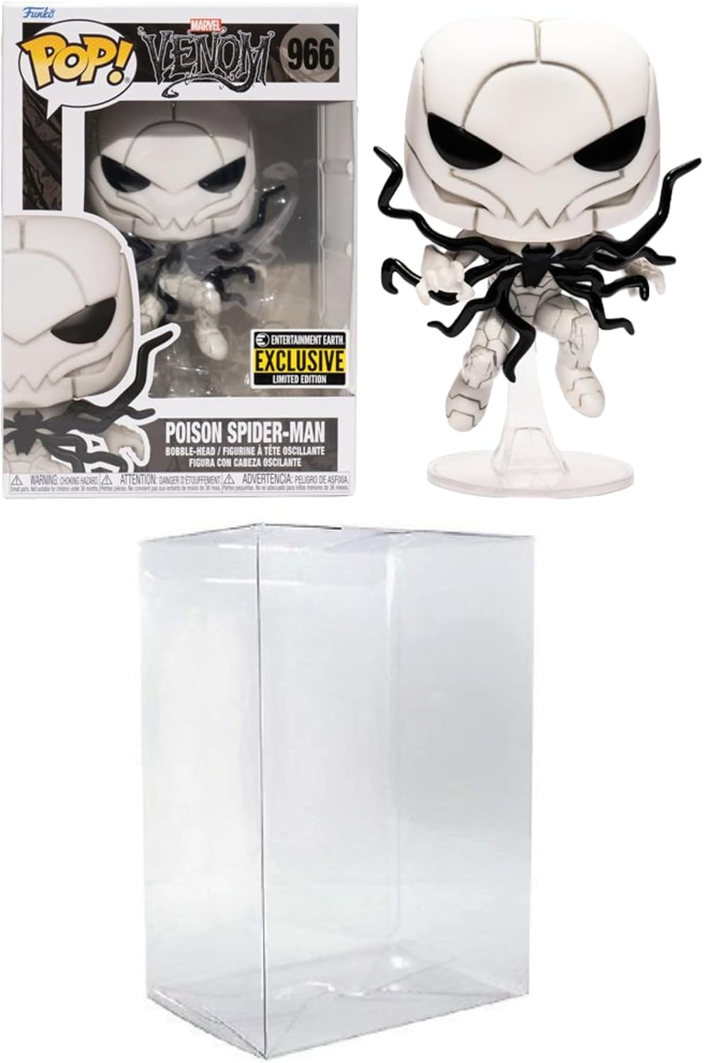 Amazon.com: Funko Pop! Marvel: Venom - Poison Spider-Man Glow-in-The ...