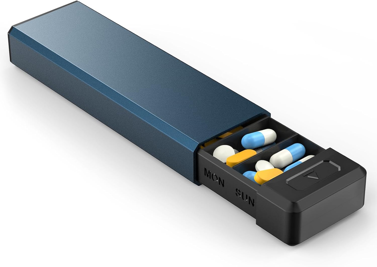 Amazon.com: HEIYING Pill Organizer with Aluminum Shell for One Week ...