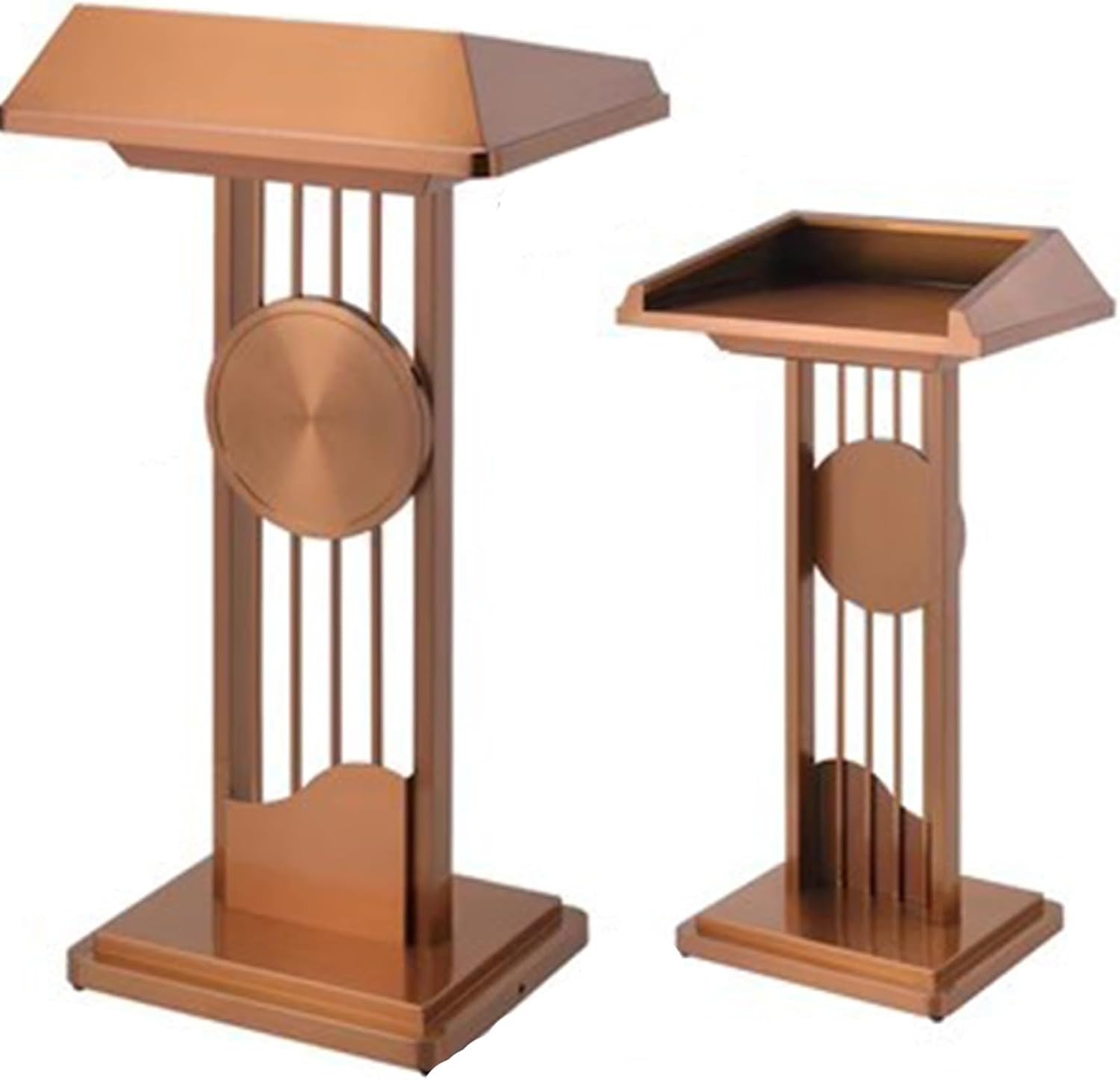 Amazon.com: Hlixzoy Stainless Steel Podium/Portable Podium/Church ...