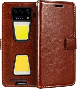 Amazon.com: for Unihertz Tank 2 Pro Case, Premium PU Leather Magnetic Flip Case Cover with Card ...