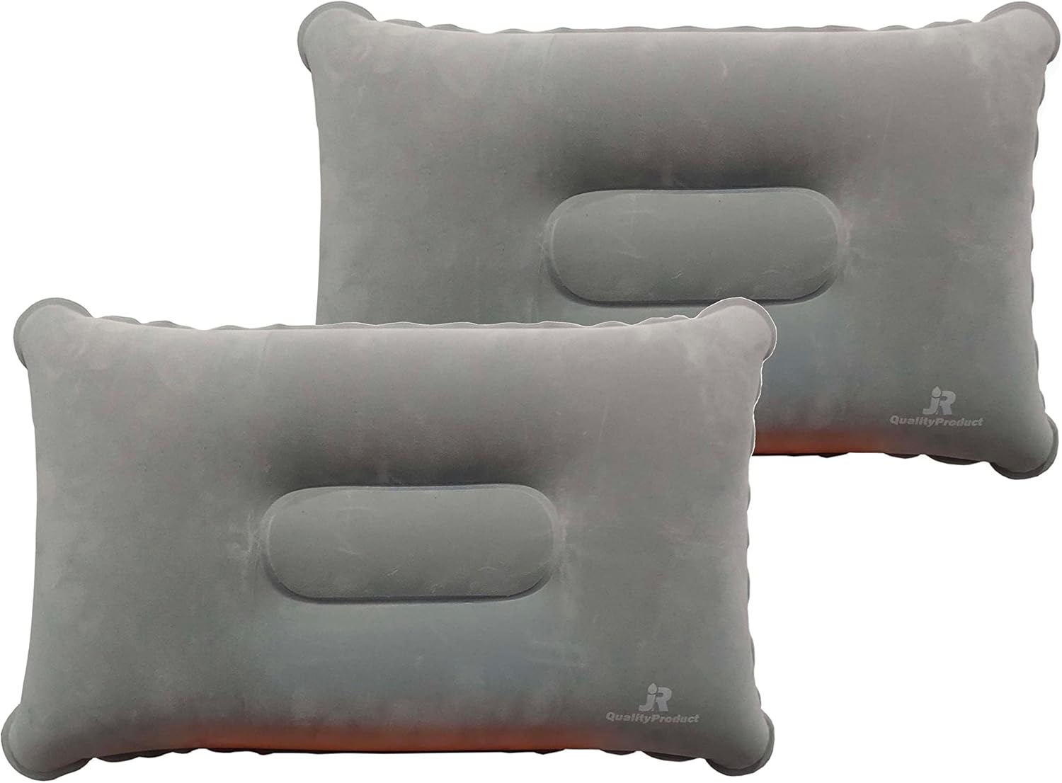 JR Quality Product Pack of Two Inflatable Blow up Pillows for Camping ...