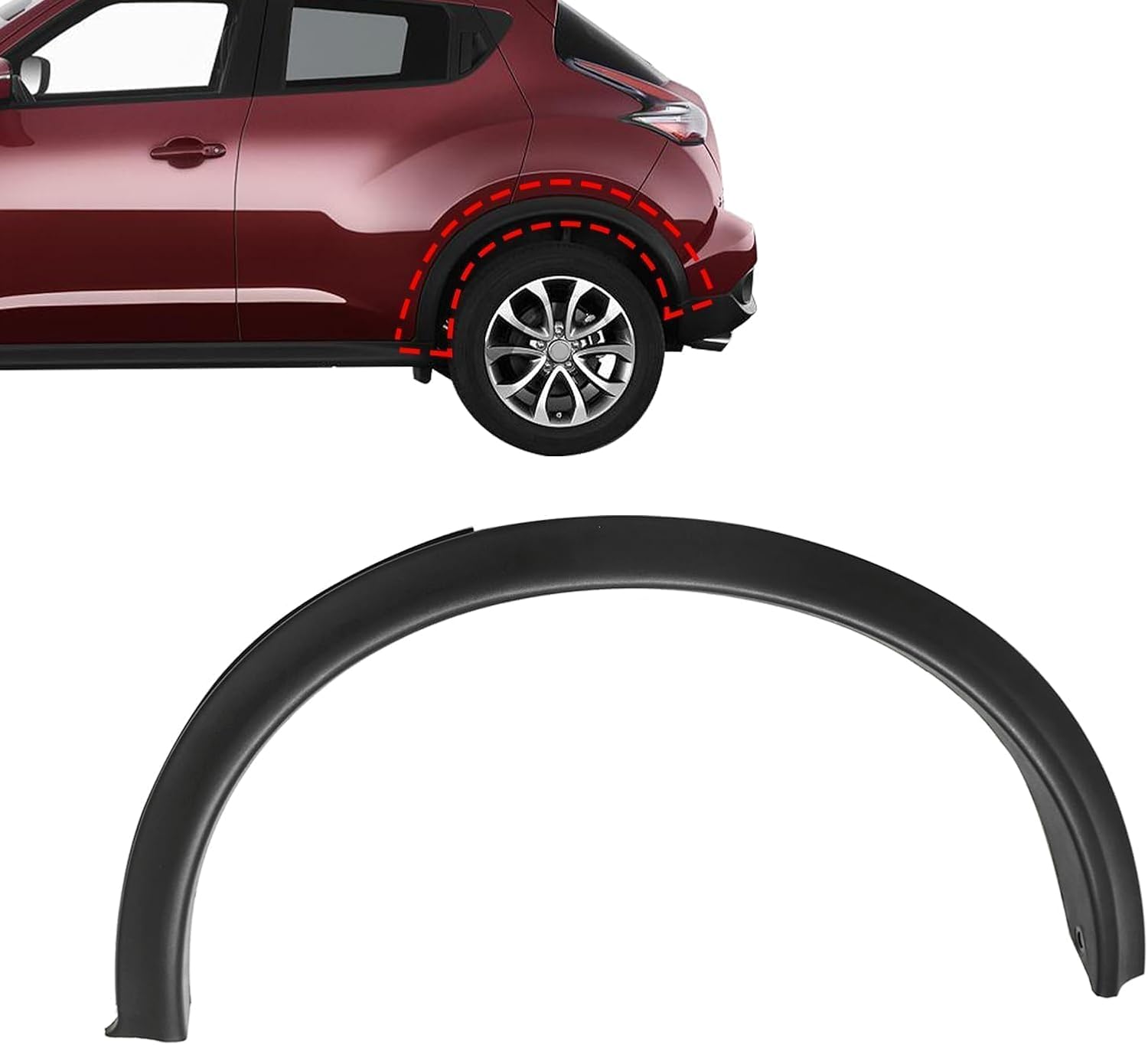 Amazon.com: Sekeseauto Rear Left Fender Trim Molding Fit for Nissan ...