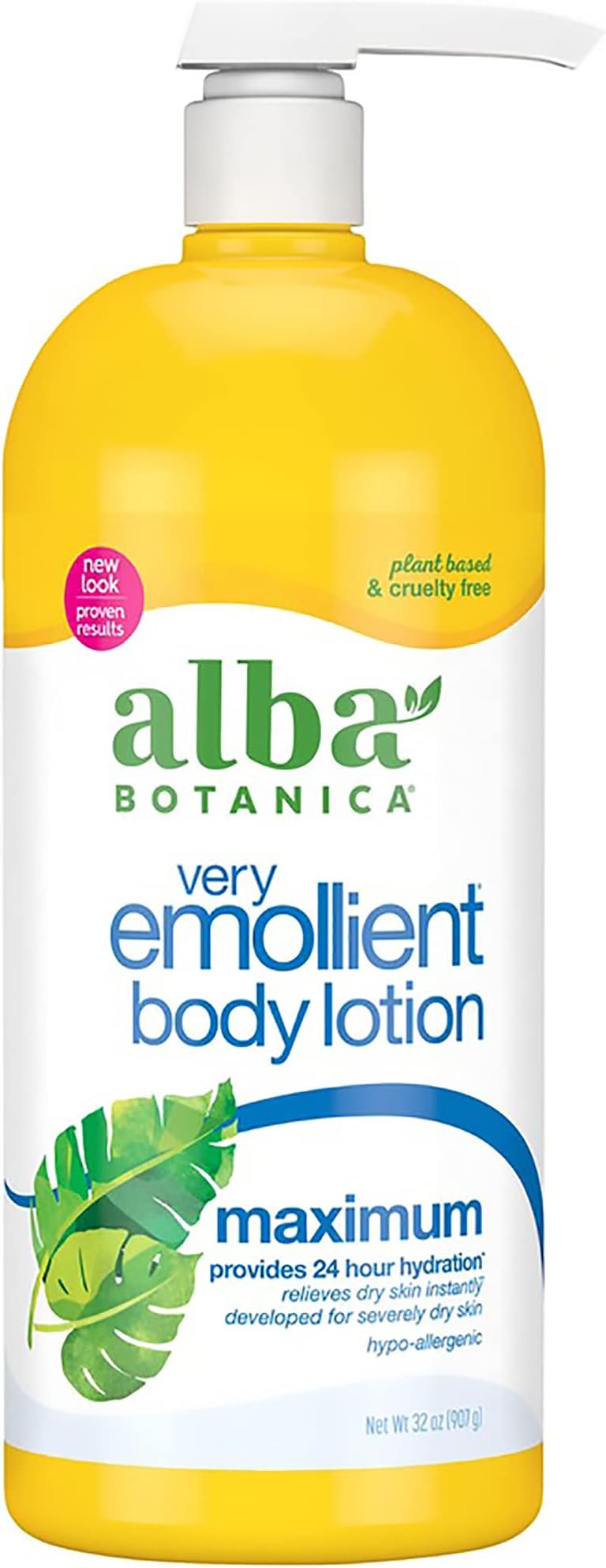 Amazon.com : Alba Botanica Very Emollient Body Lotion, Maximum Dry Skin ...