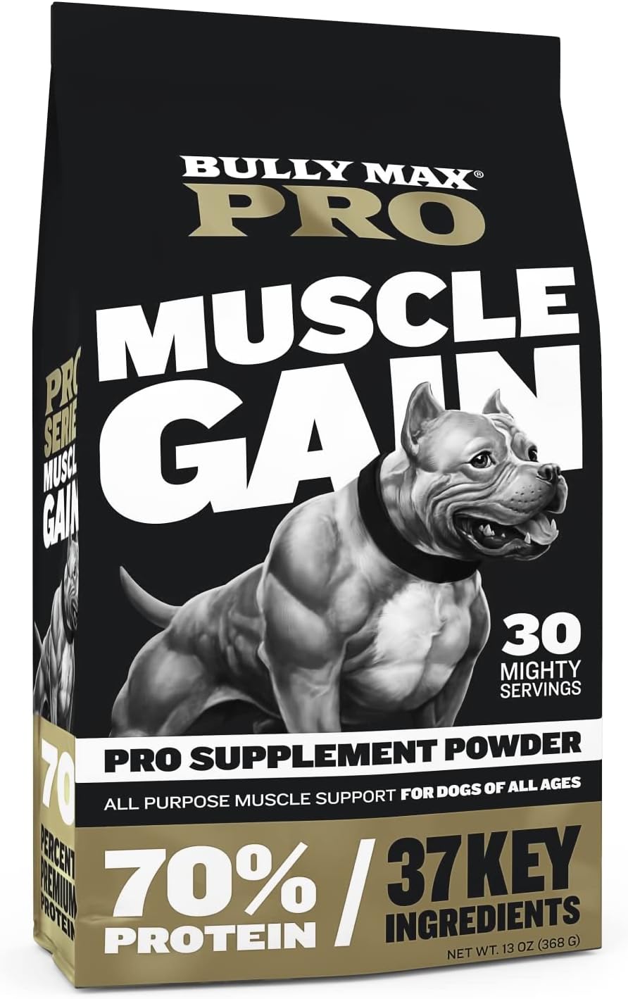 Amazon.com : Muscle Bully Protein Supplement for Dogs - Supports Muscle ...