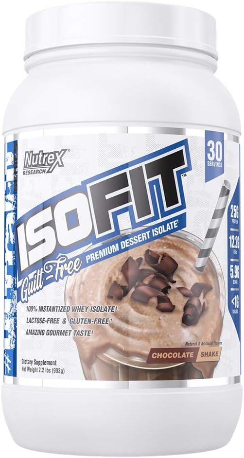 Amazon.com: Nutrex Research IsoFit | Whey Protein Powder Instantized ...