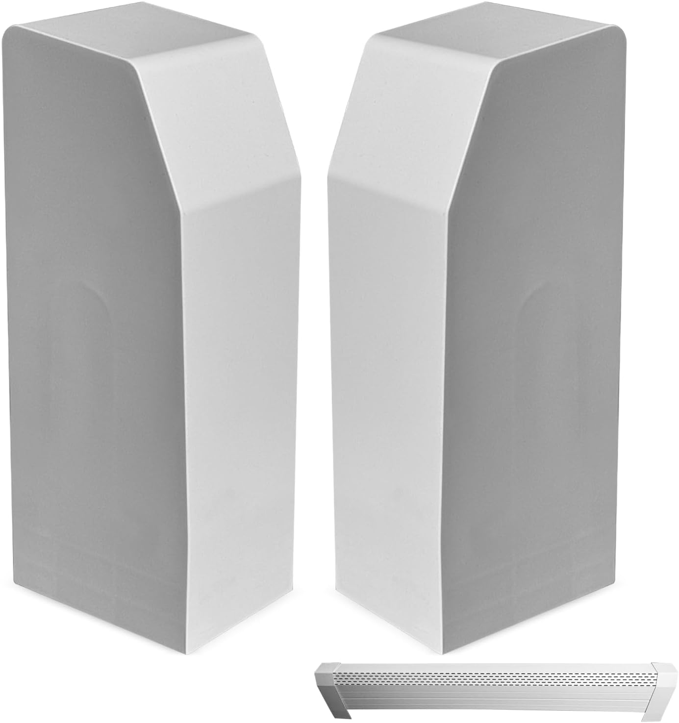 EZ Snap Covers 8 Foot White Standard Height 7 1/2" Baseboard Heater ...