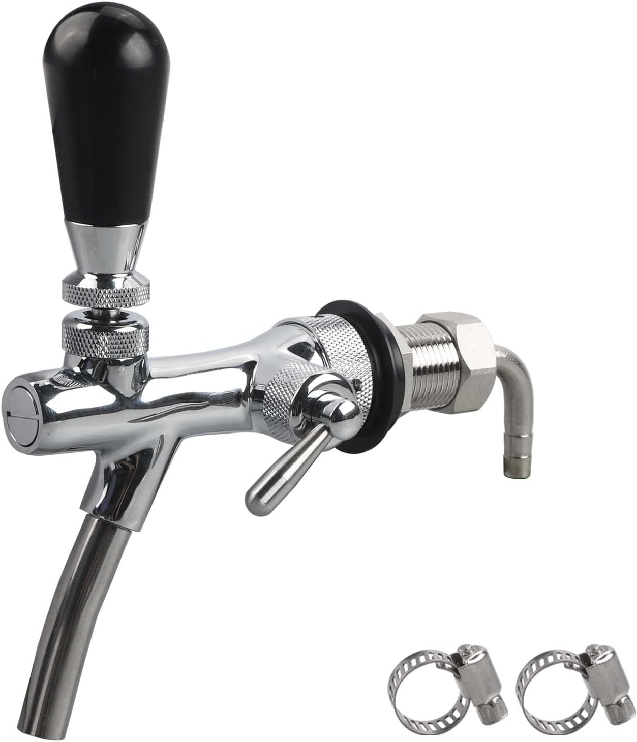Amazon.com: Draft Beer Adjustable Faucet Beer Tap with Short Beer Shank ...