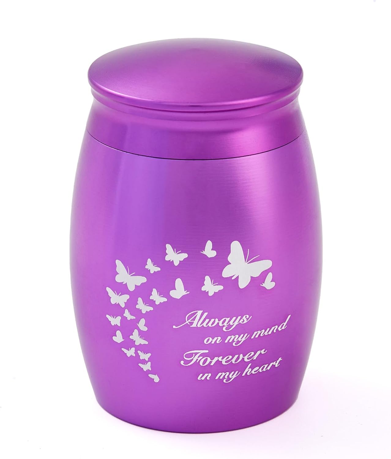 Amazon.com: LINES ARTE 2.67 Inches Purple Small Urns for Human Ashes ...