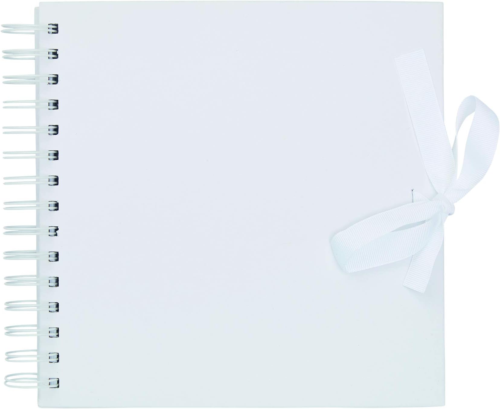 Papermania Scrapbook, White, 8 x 8", 40 Sheets, Create Your Own Photo ...