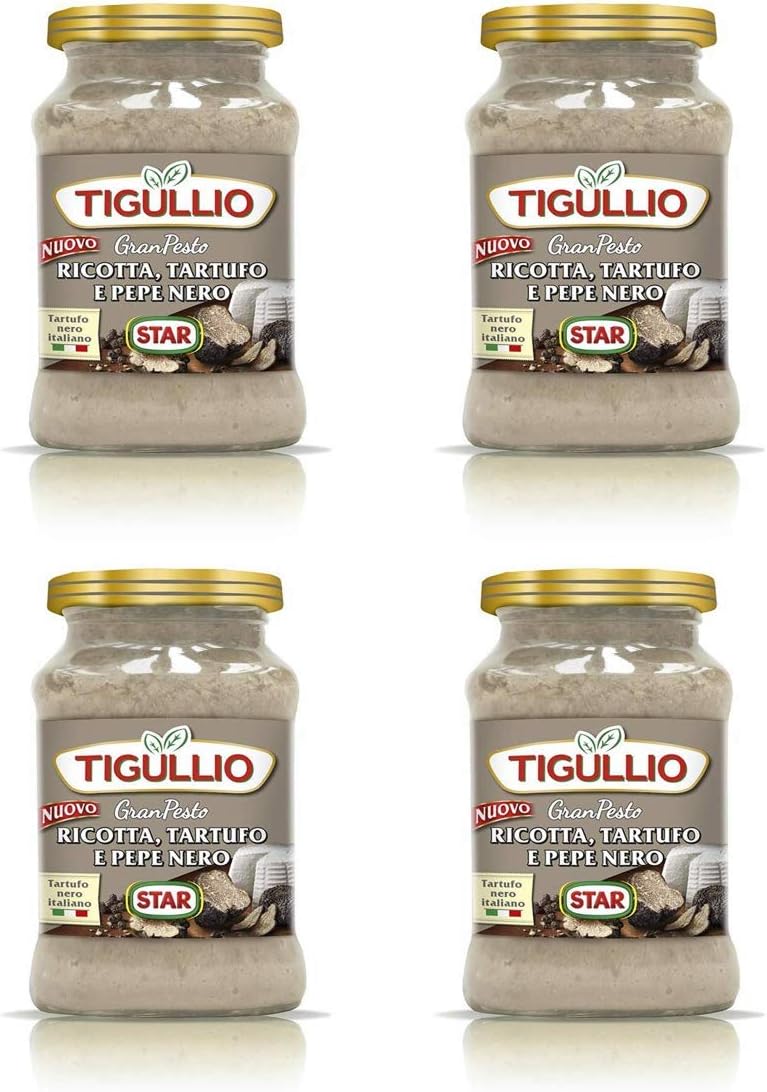Amazon.com : Tigullio:"Gran Pesto Radicchio e Speck" Pesto with Red ...