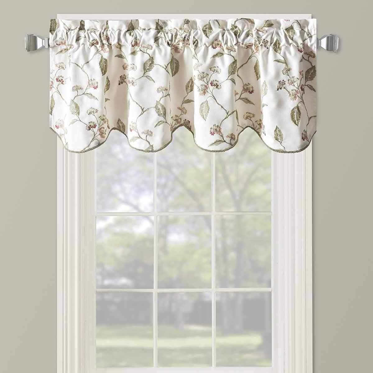 Amazon.com: Lush Decor Royal Garden Valance Floral Window Kitchen ...