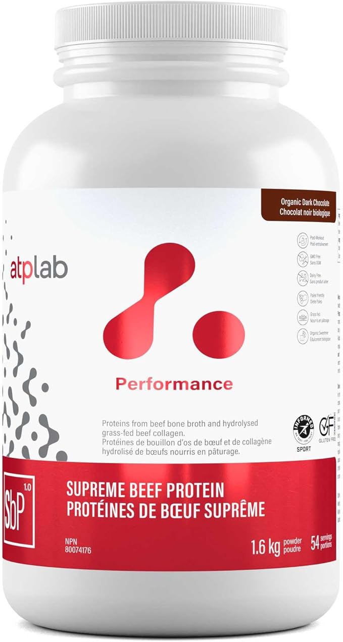 ATP LAB Supreme Beef Protein Powder 1.6kg Chocolate Flavor, 54 Servings ...