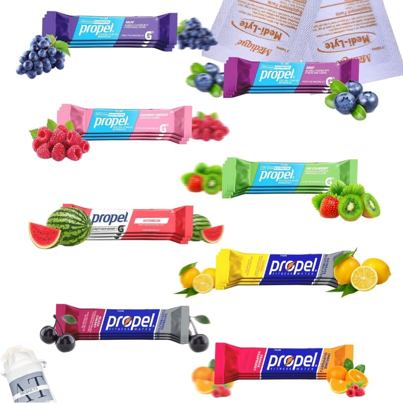 Amazon.com : Propel Powder Packets ALL 7 Flavors | 3 Watermelon, 3 ...
