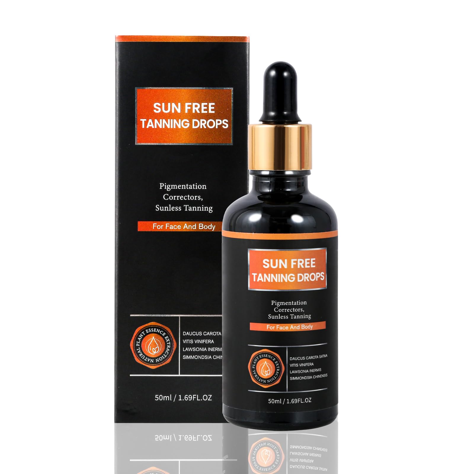 Amazon.com: Sun Free-Self Tanning Drops-Bronzing Face Drops-Sunless Self-Tanner for a Natural ...